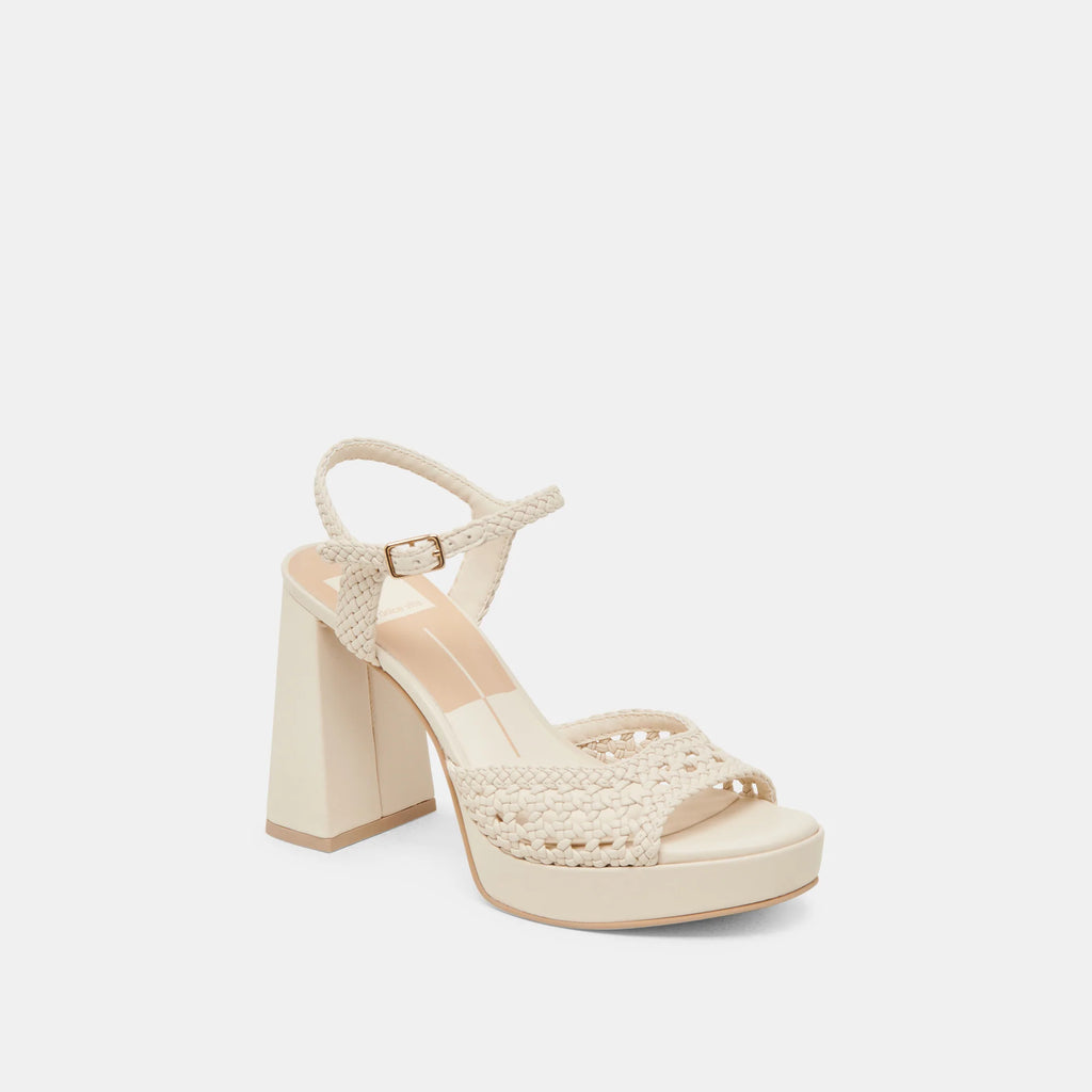 Dolce Vita Peyten | Woven Peep-Toe Platform Heels
