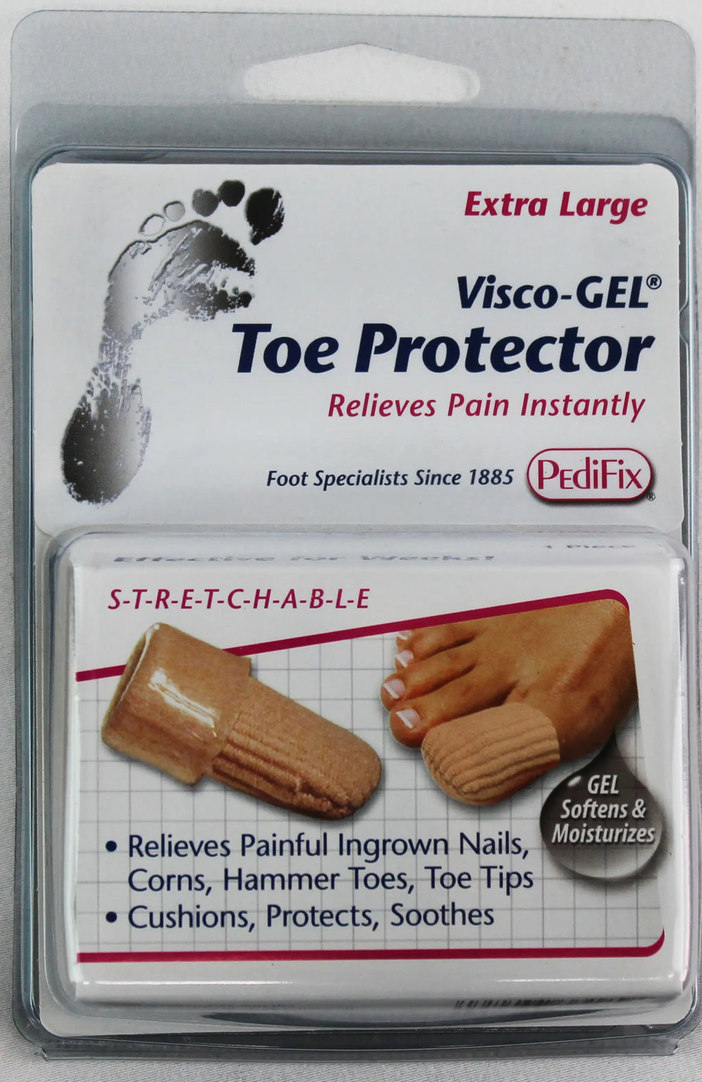 PediFix Gel Toe Protector – Relief for Corns, Ingrown Nails & Toe Pain