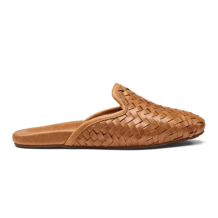 Olukai Mi'i | Women's Woven Leather Mule with Island-Inspired Style